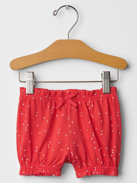 UPC 153002700079 - Gap Printed Ruffle Trim Bubble Shorts - Hula red ...