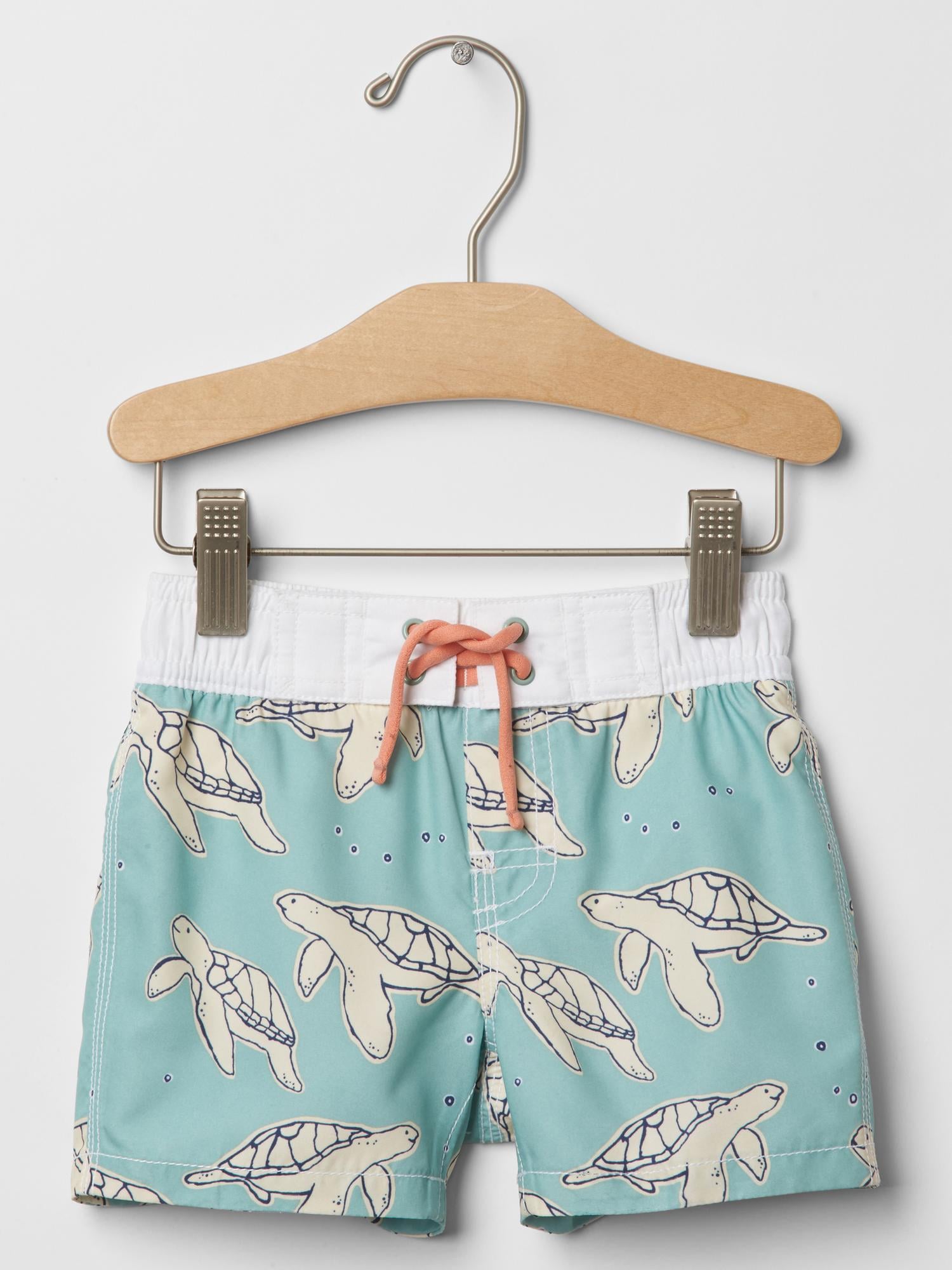 Sea turtle swim trunks | Gap
