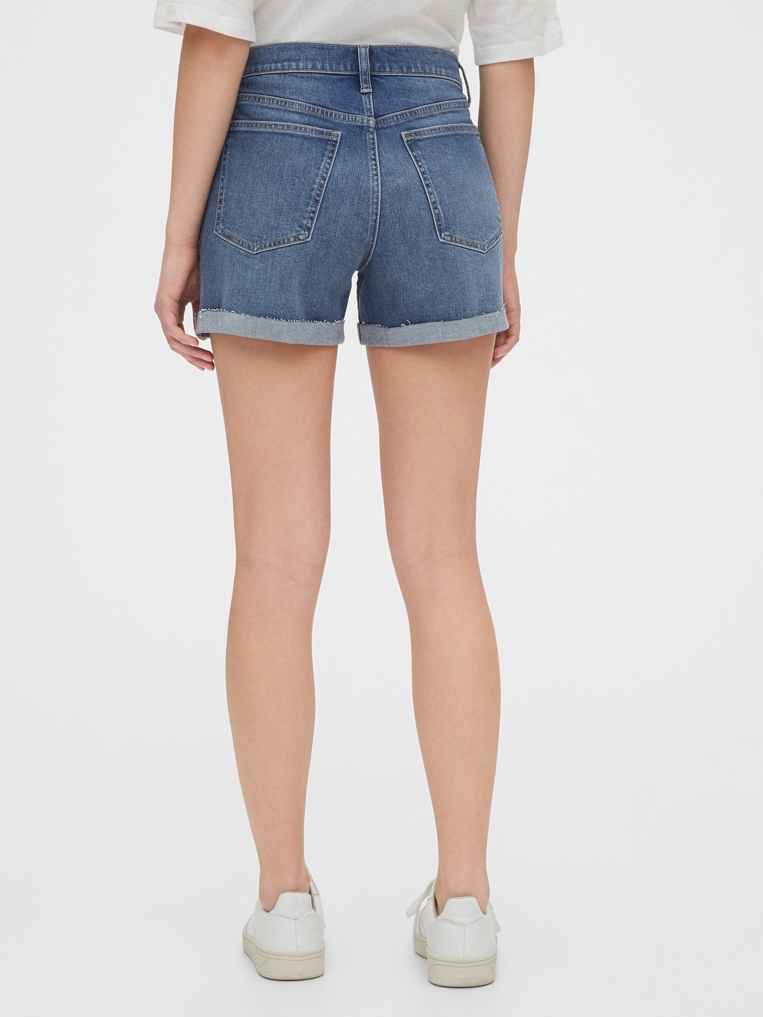Short en denim à taille haute, 10 cm | Gap