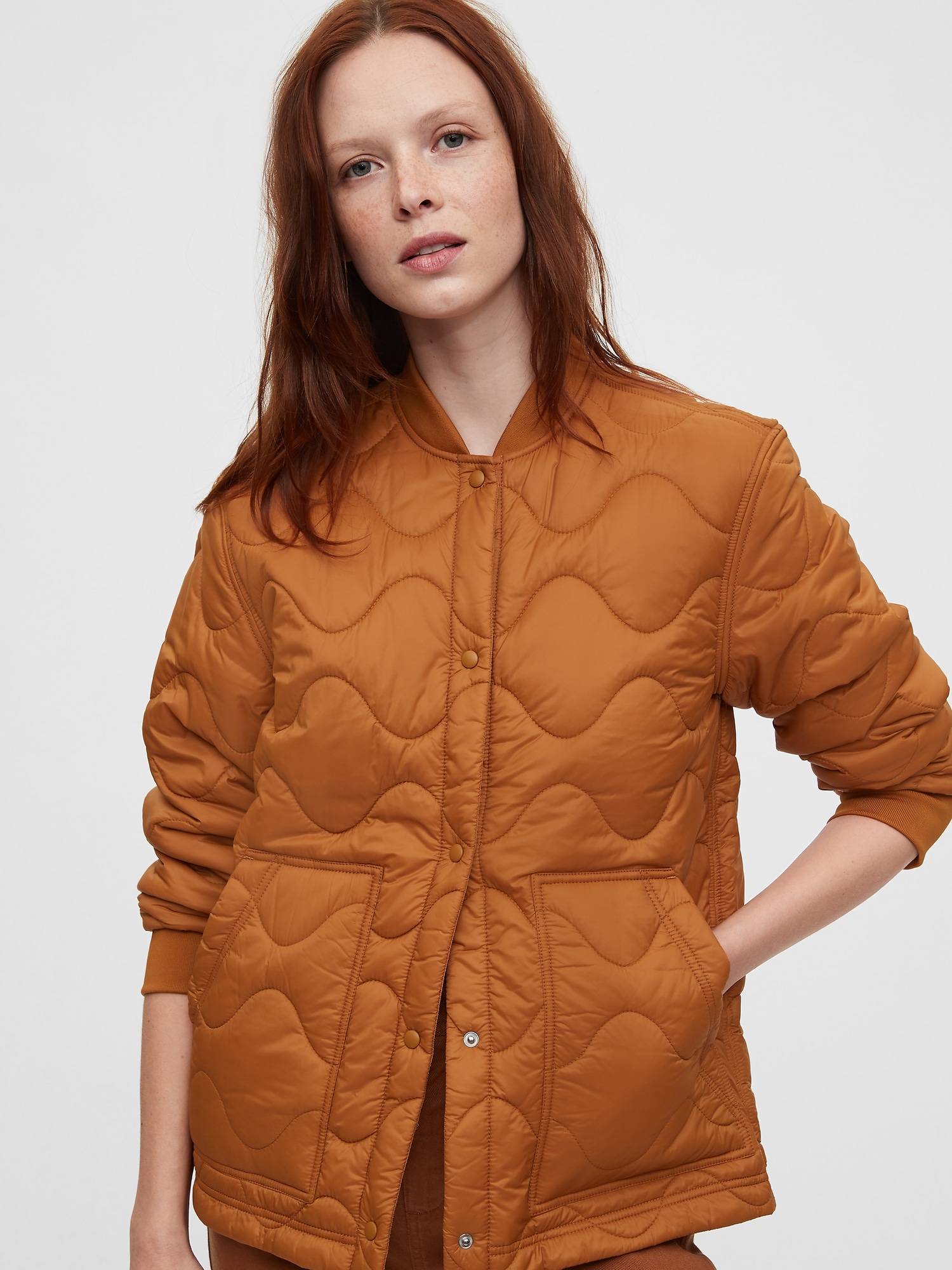 Upcycled Quilted Puffer Jacket | Gap