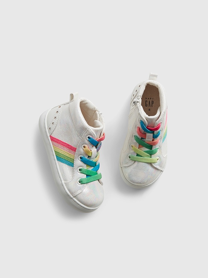 Toddler Rainbow High-Tops | Gap