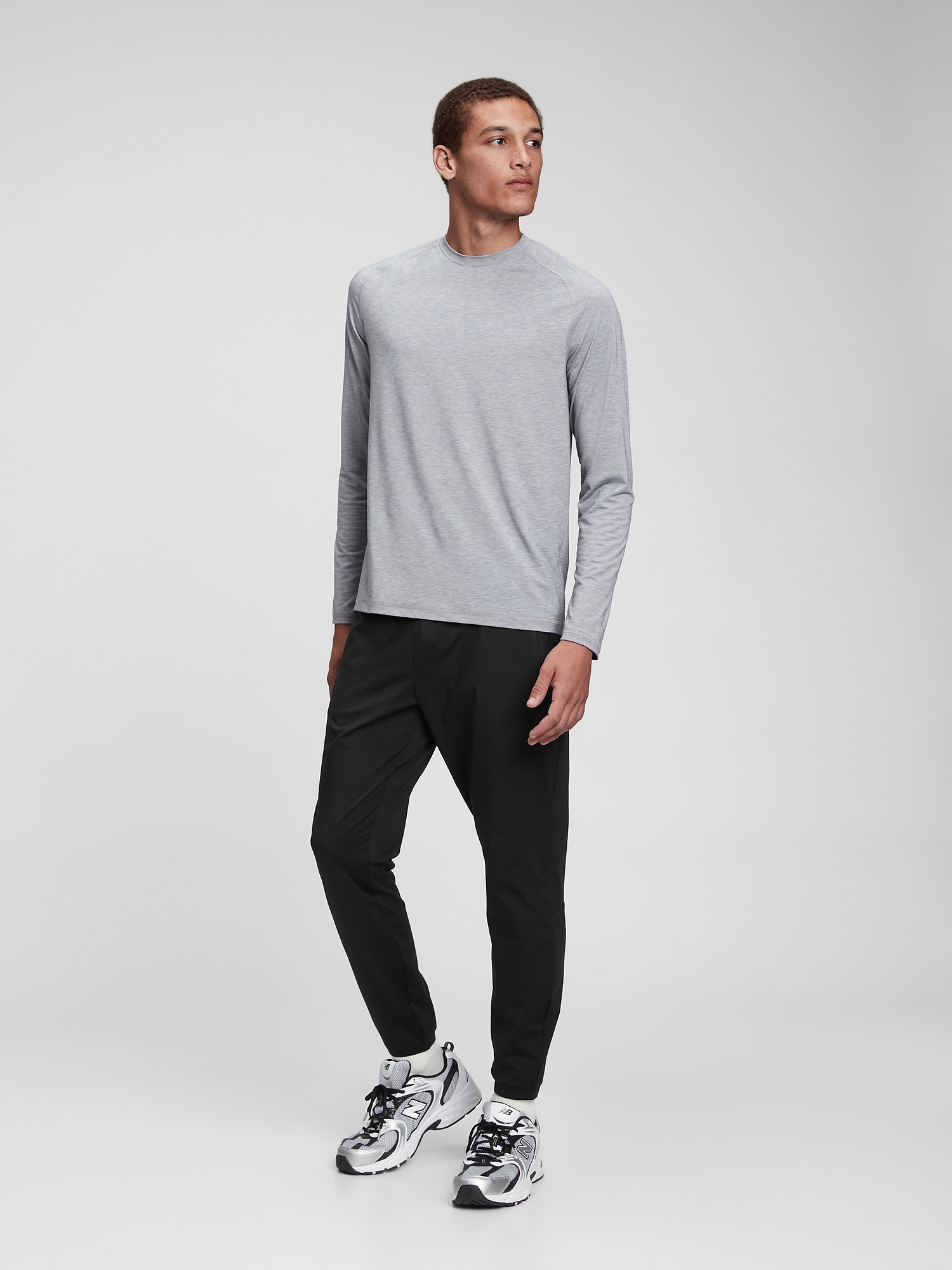 GapFit Knit Polyester Training Joggers | Gap