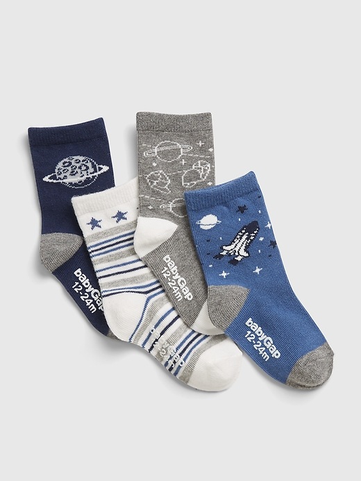 Toddler Space Socks (4-Pack) | Gap