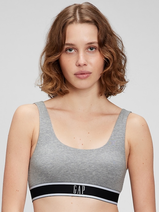 Gap - Stretch Cotton Gap Logo Bralette