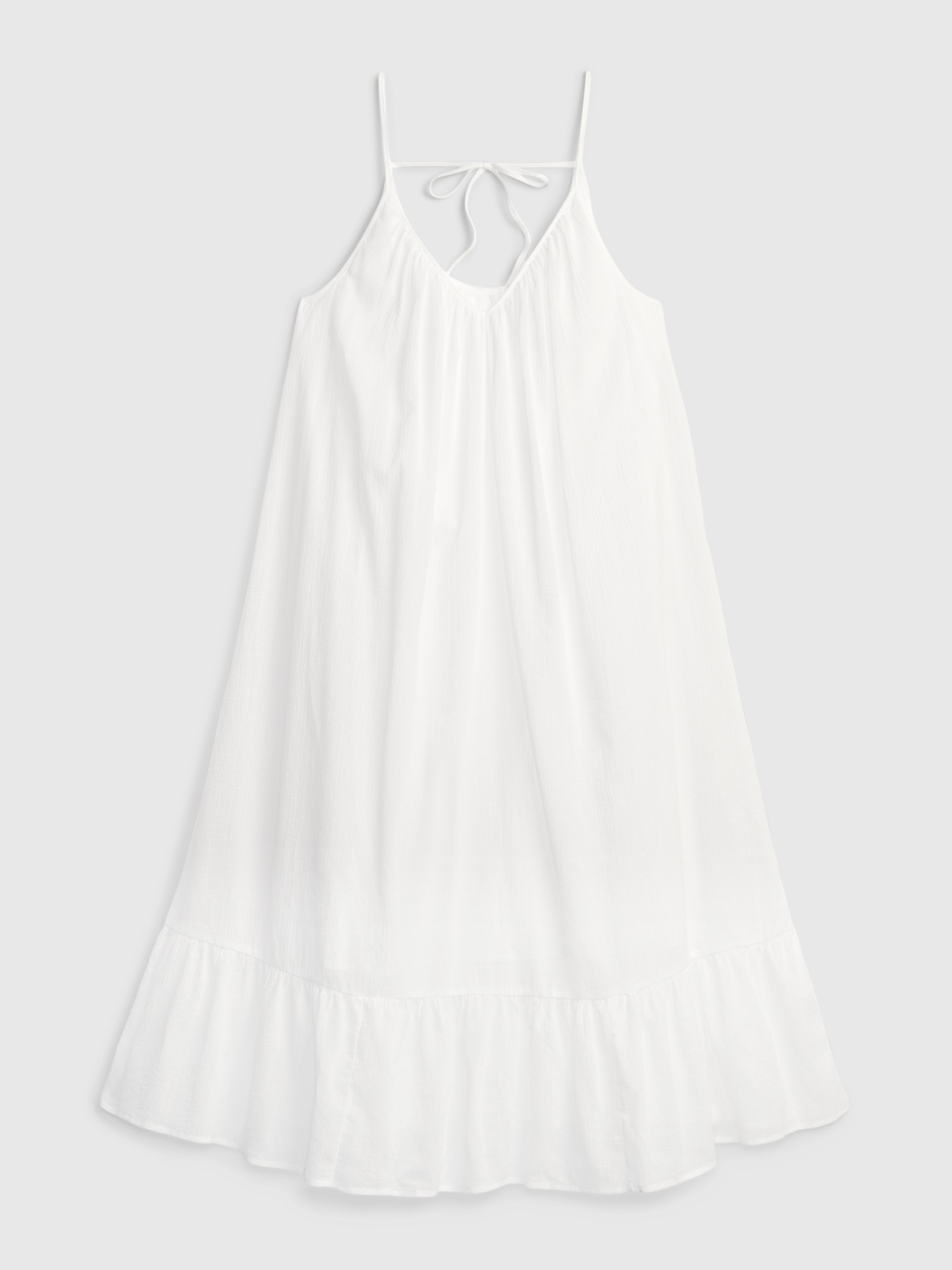 Strappy Ruffle Hem Maxi Dress | Gap