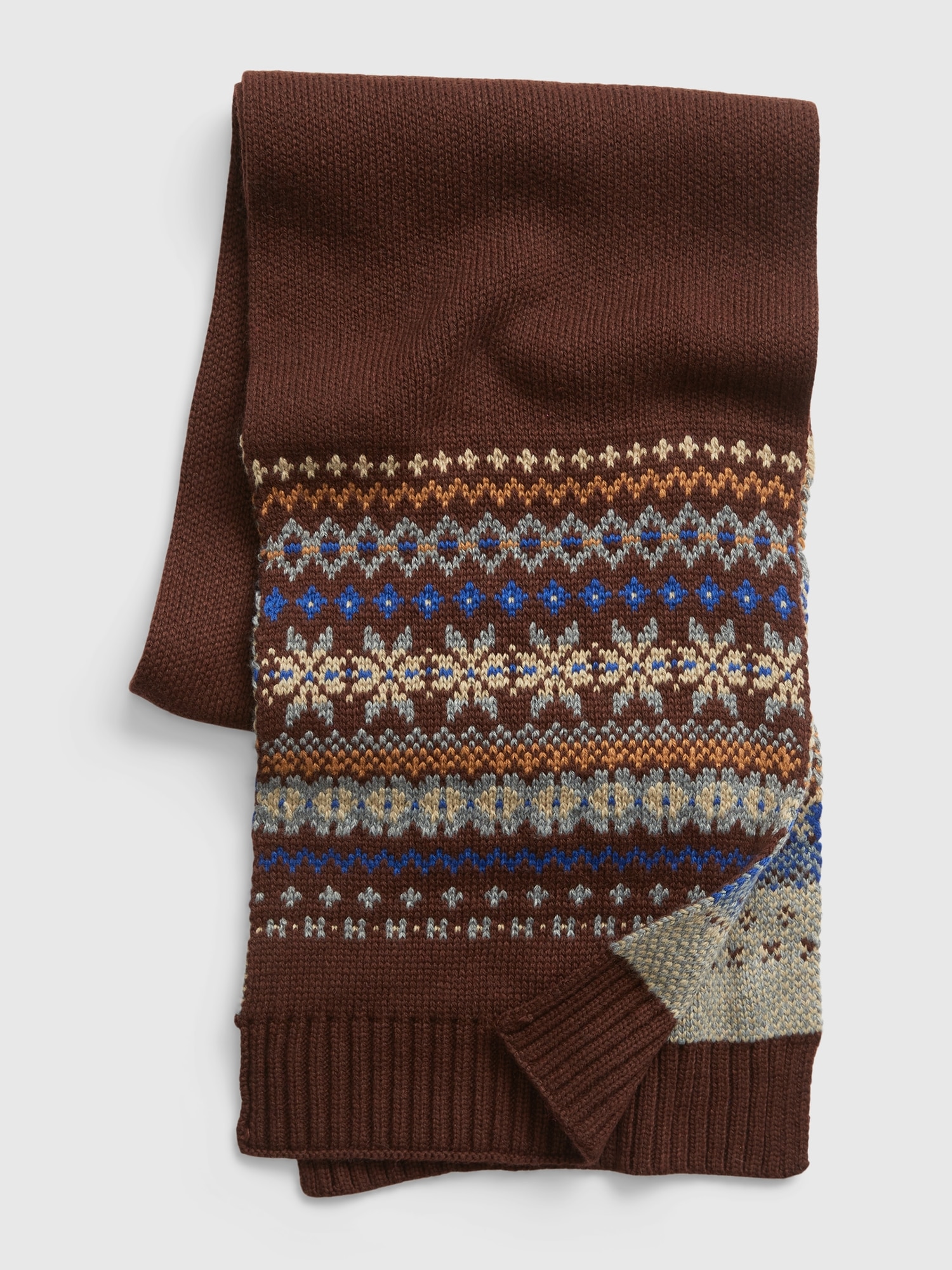 Fair Isle Knit Scarf | Gap