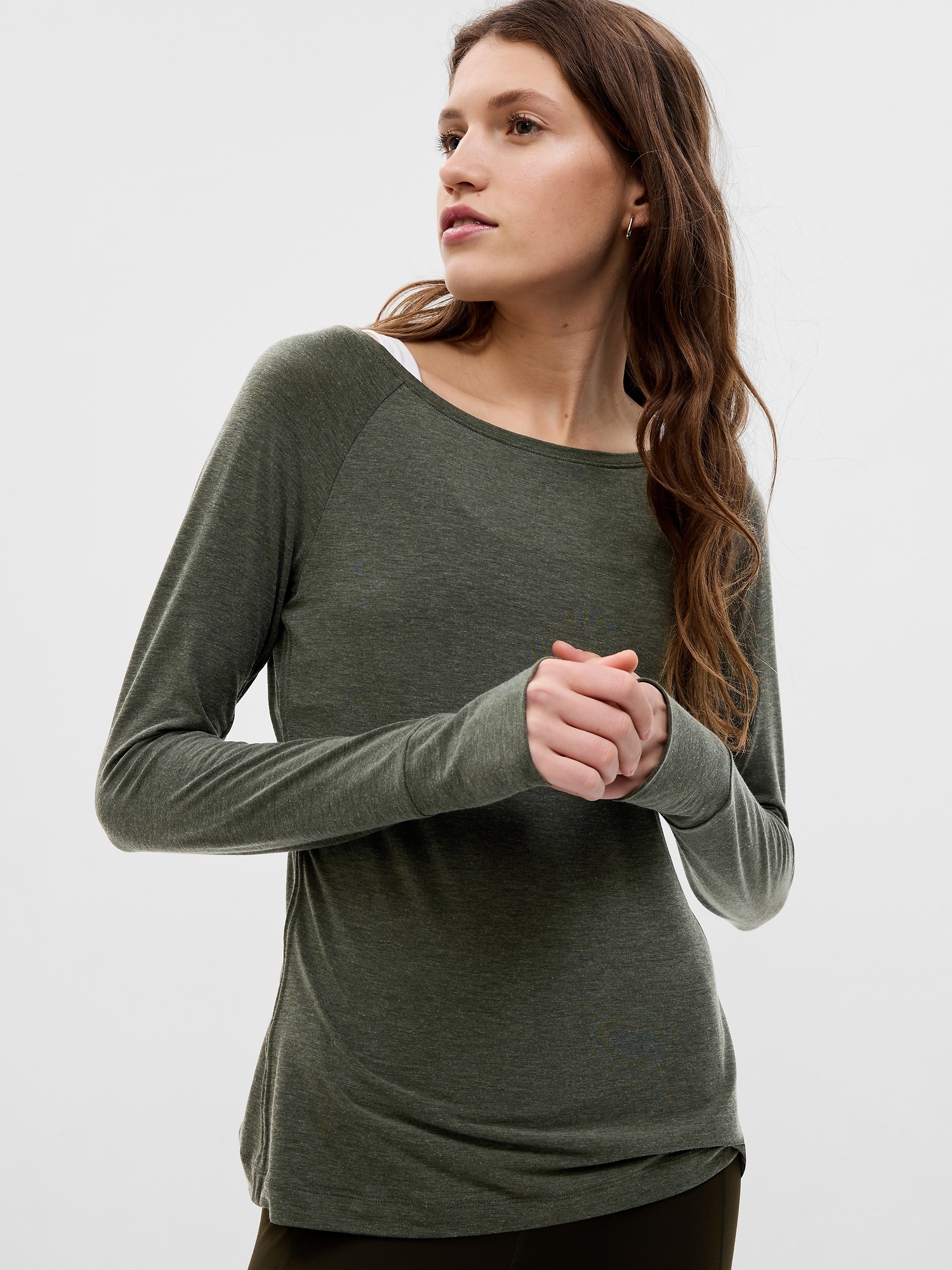 GapFit Breathe Boatneck T-Shirt | Gap