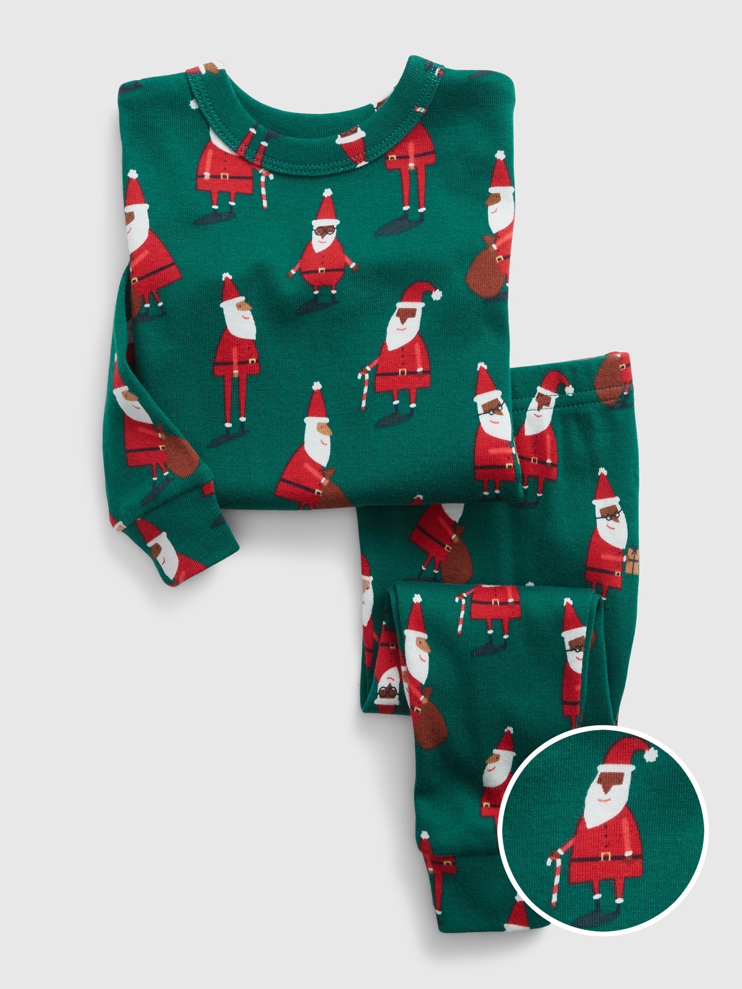 babyGap 100% Organic Cotton Santa PJ Set | Gap