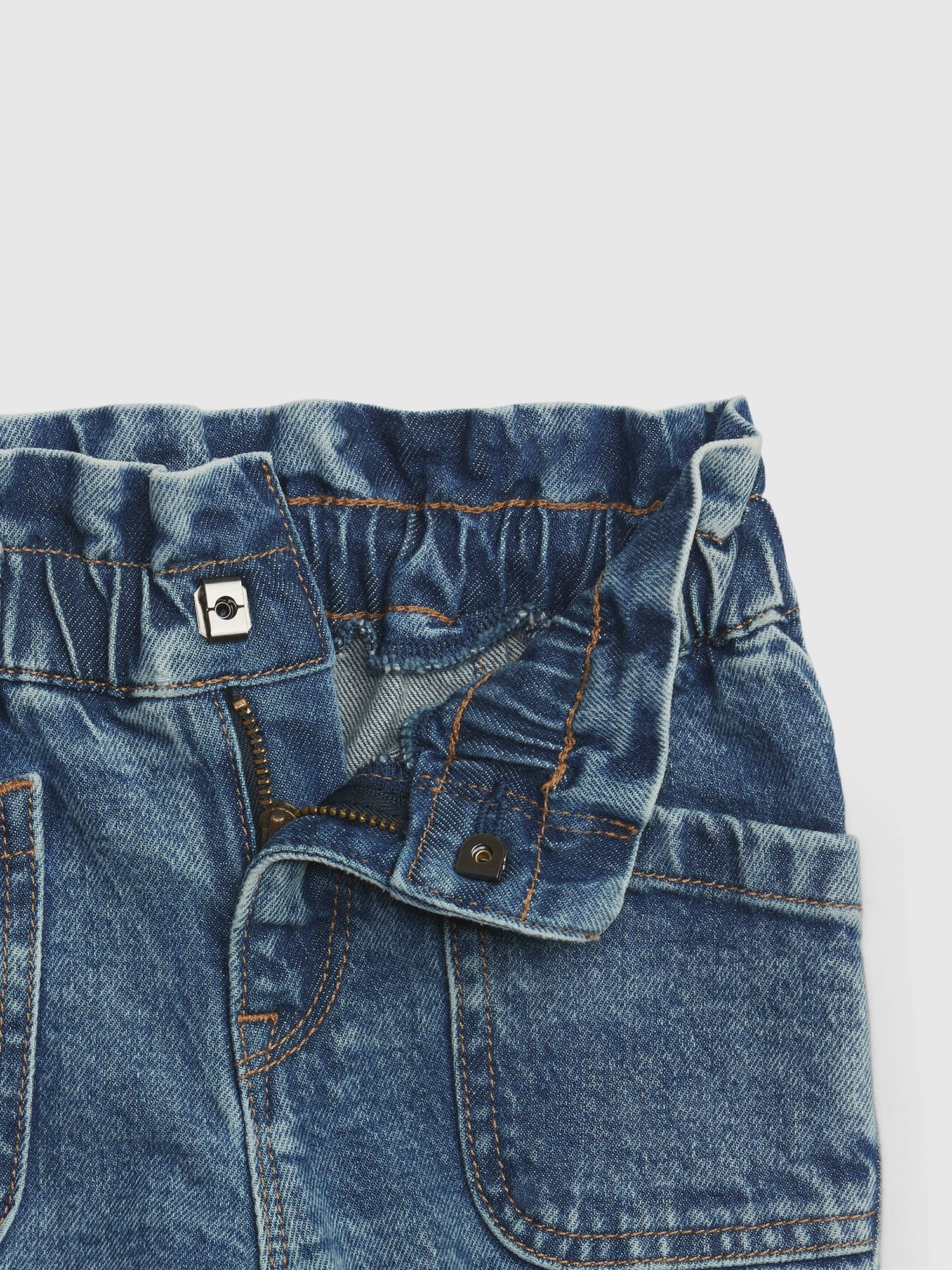 Short tout comme maman en denim Washwell pour Toute-petite | Gap