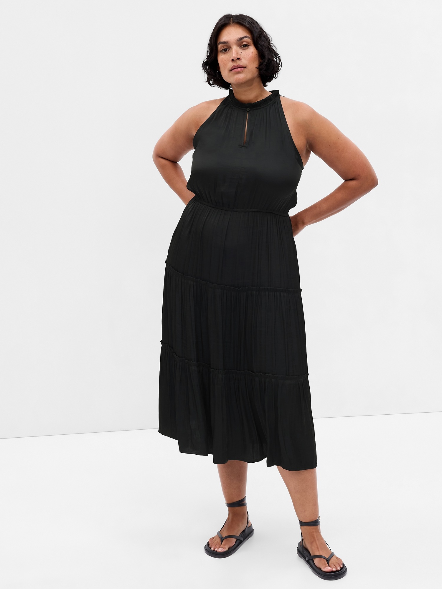 Robe mi-longue étagée | Gap