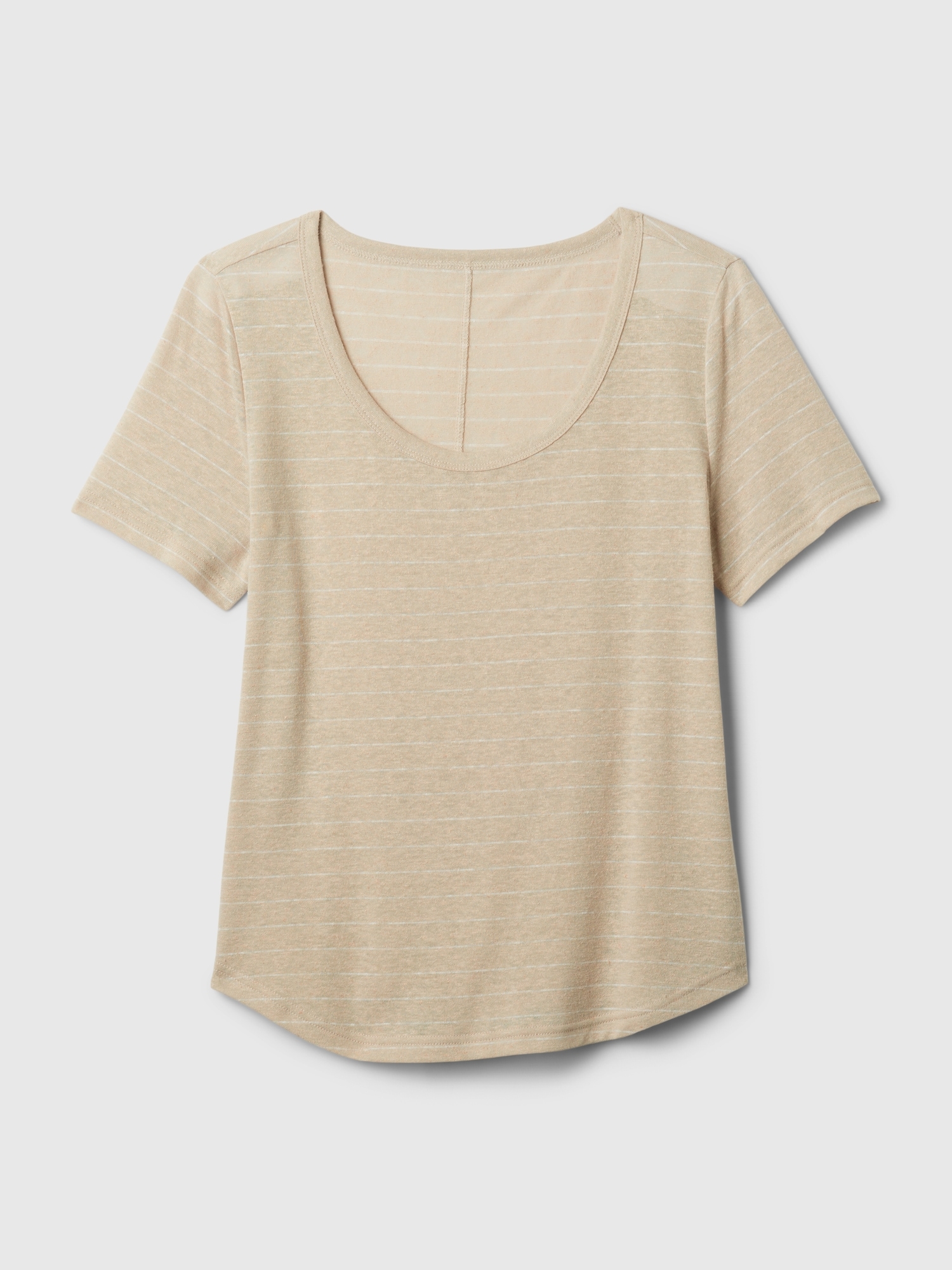 Linen-Blend T-Shirt | Gap