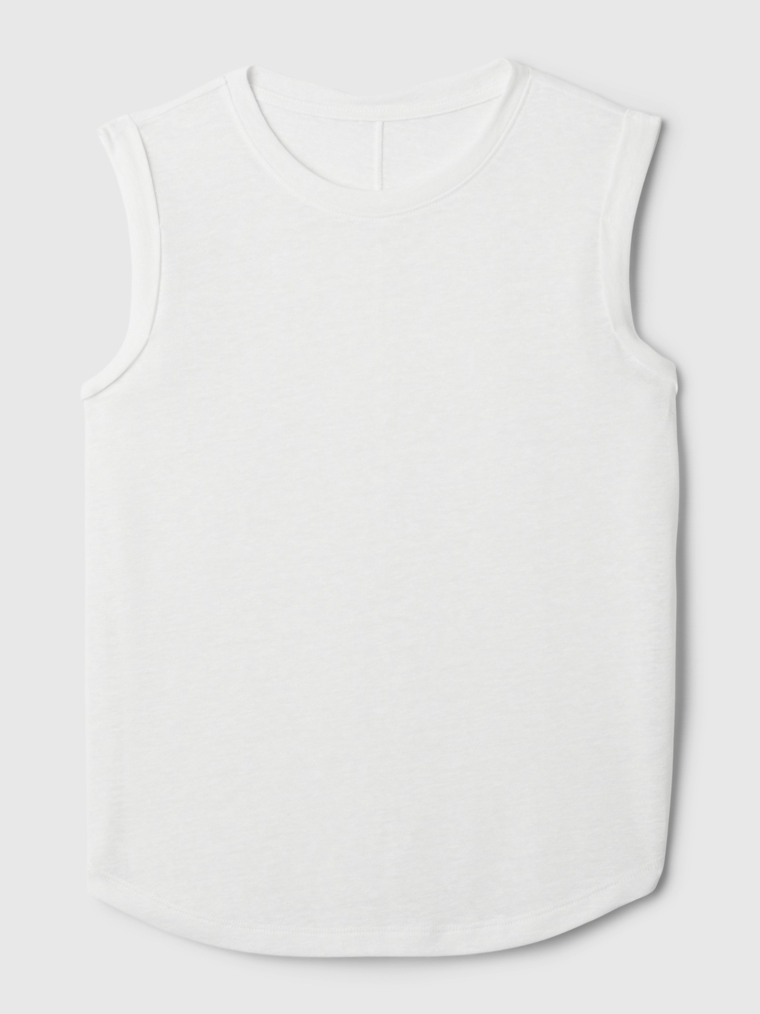 Linen-Blend Tank Top | Gap
