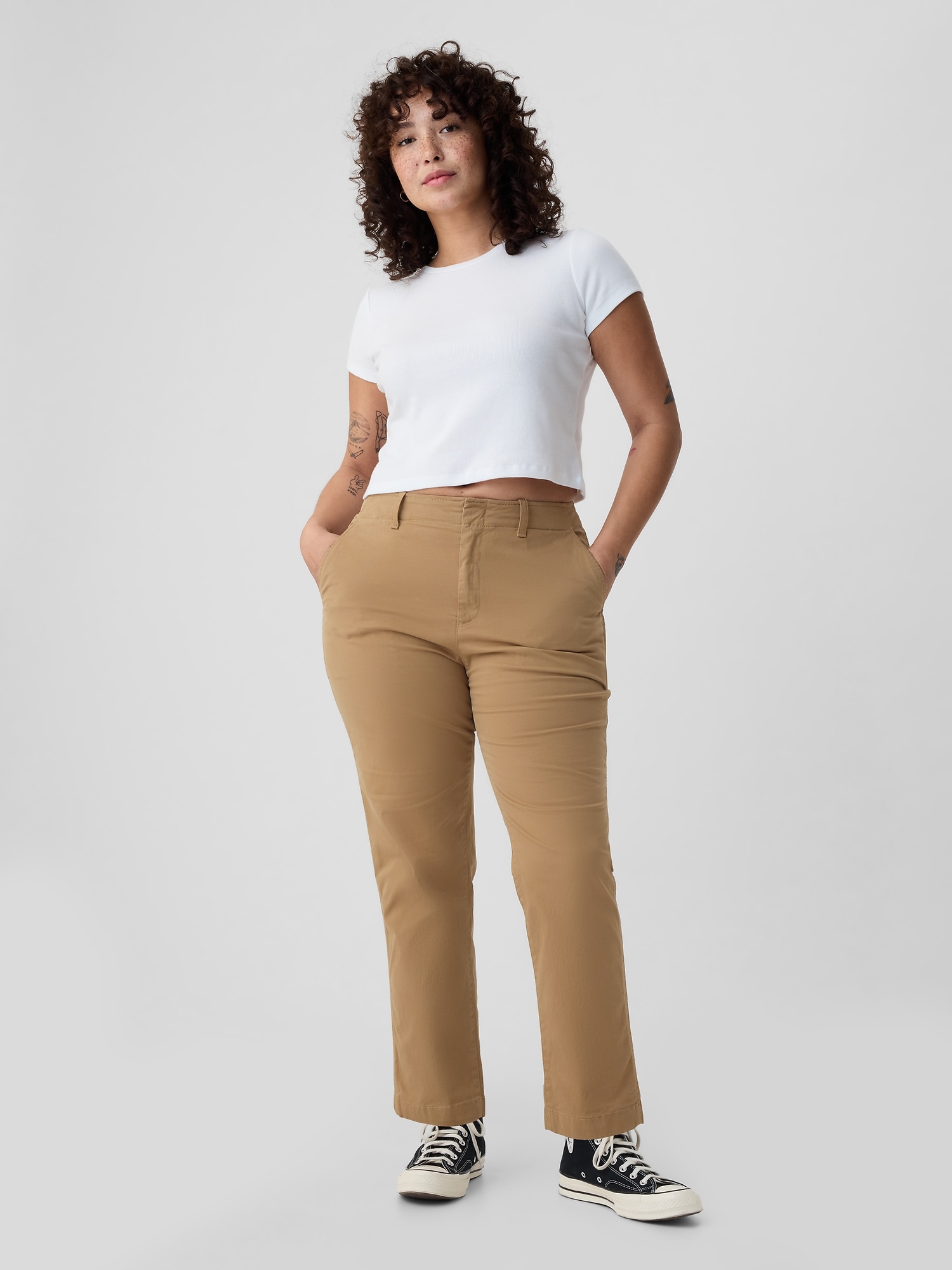 Mid Rise Downtown Khakis | Gap