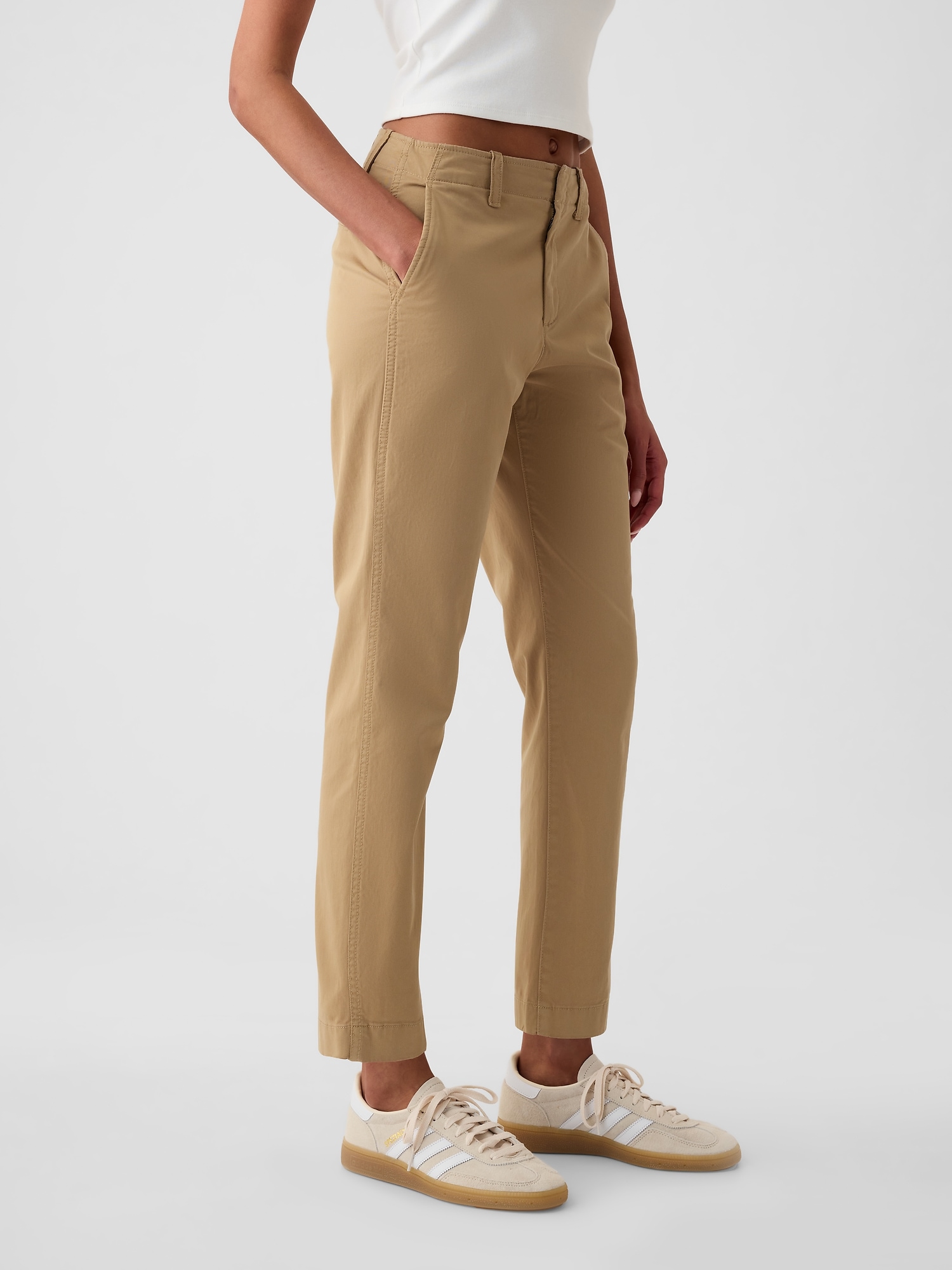 Mid Rise Downtown Khakis | Gap