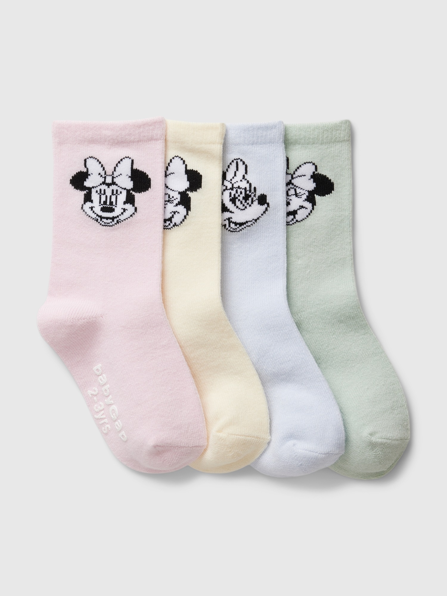 babyGap | Disney Minnie Mouse Crew Socks (4-Pack) | Gap